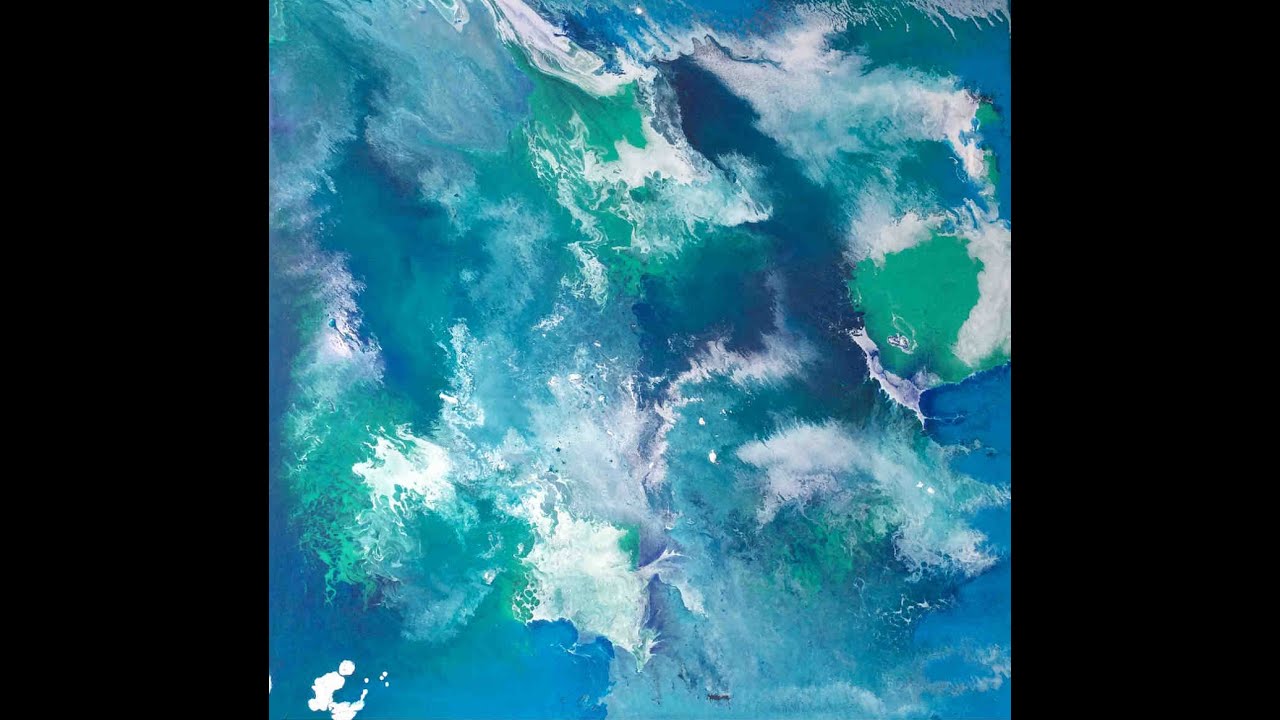 Abstract Blue - Resin, Paint, Art, Acrylic, Create, Marbling, Ebru ...