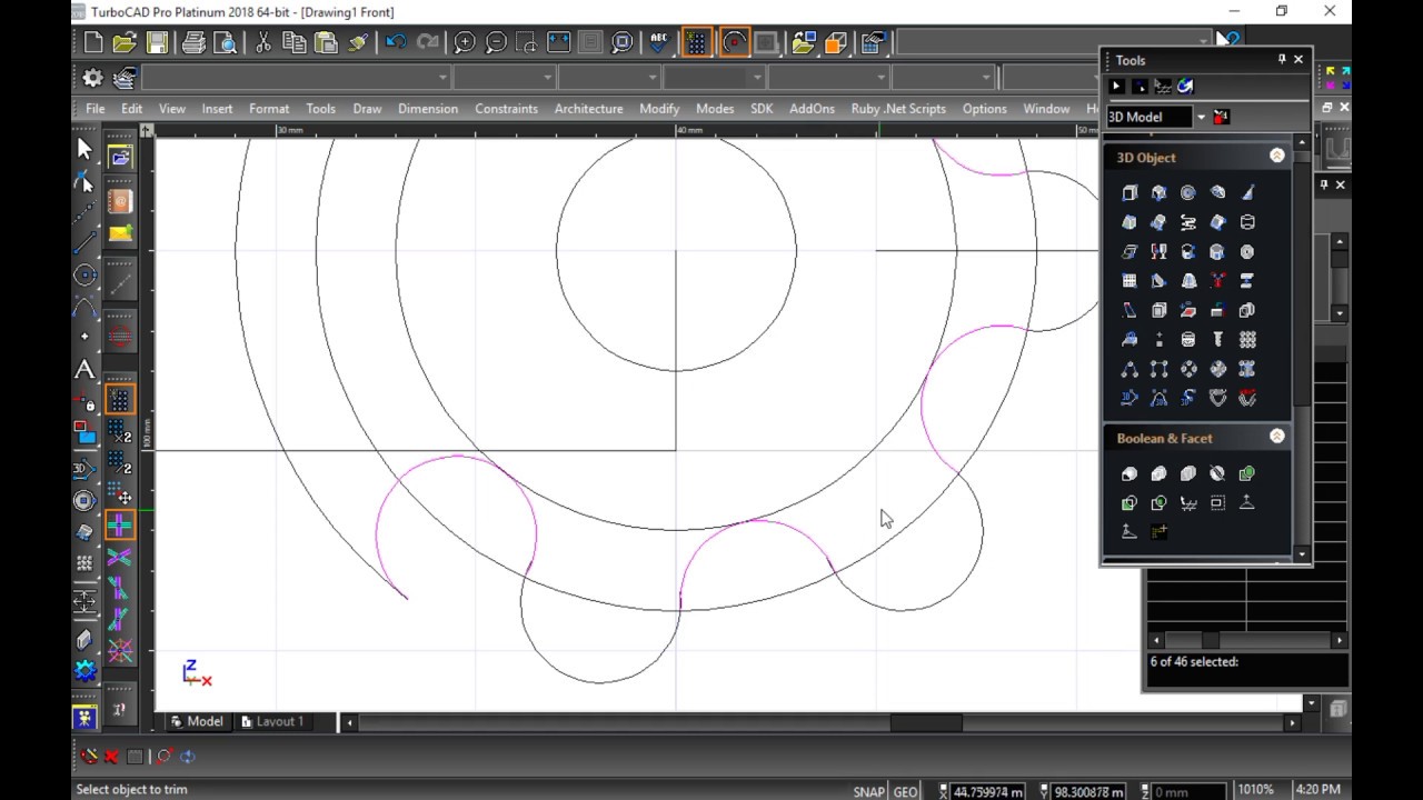Modelling a car jack in TurboCAD Pro 2018 - YouTube