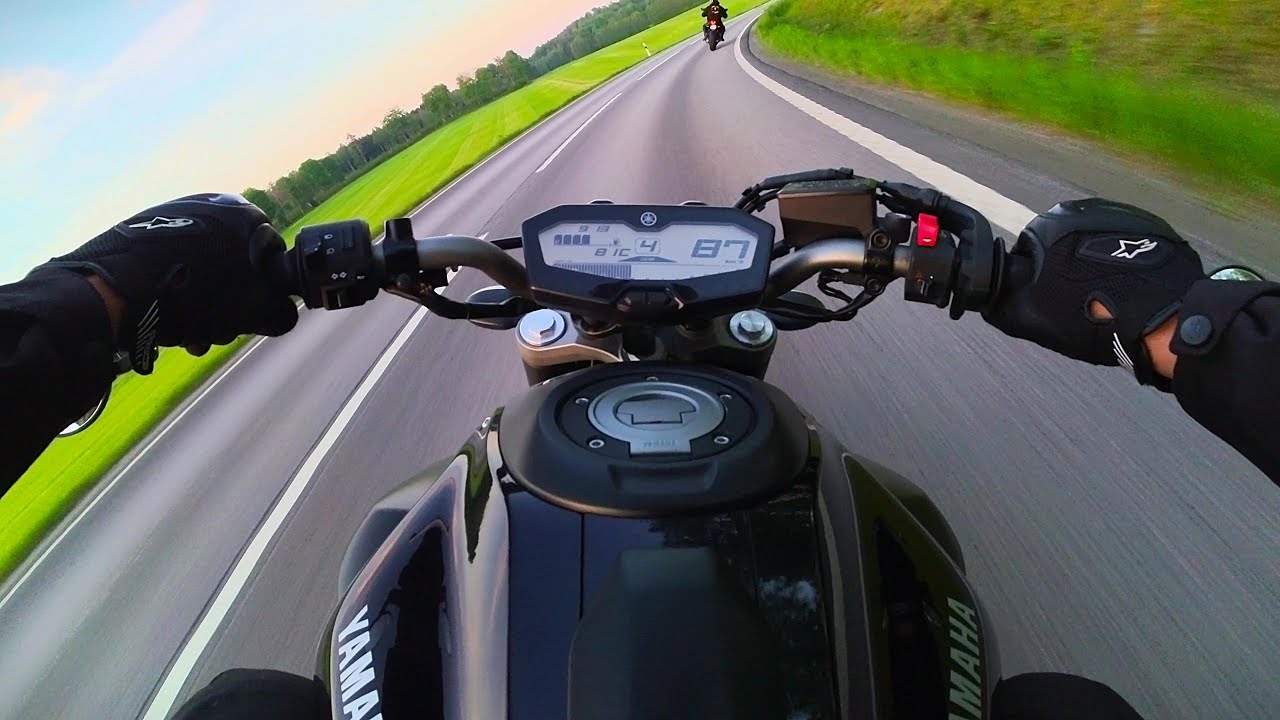 LOUD MT-07 POV | FULL RACE EXHAUST | RAW SOUND - YouTube