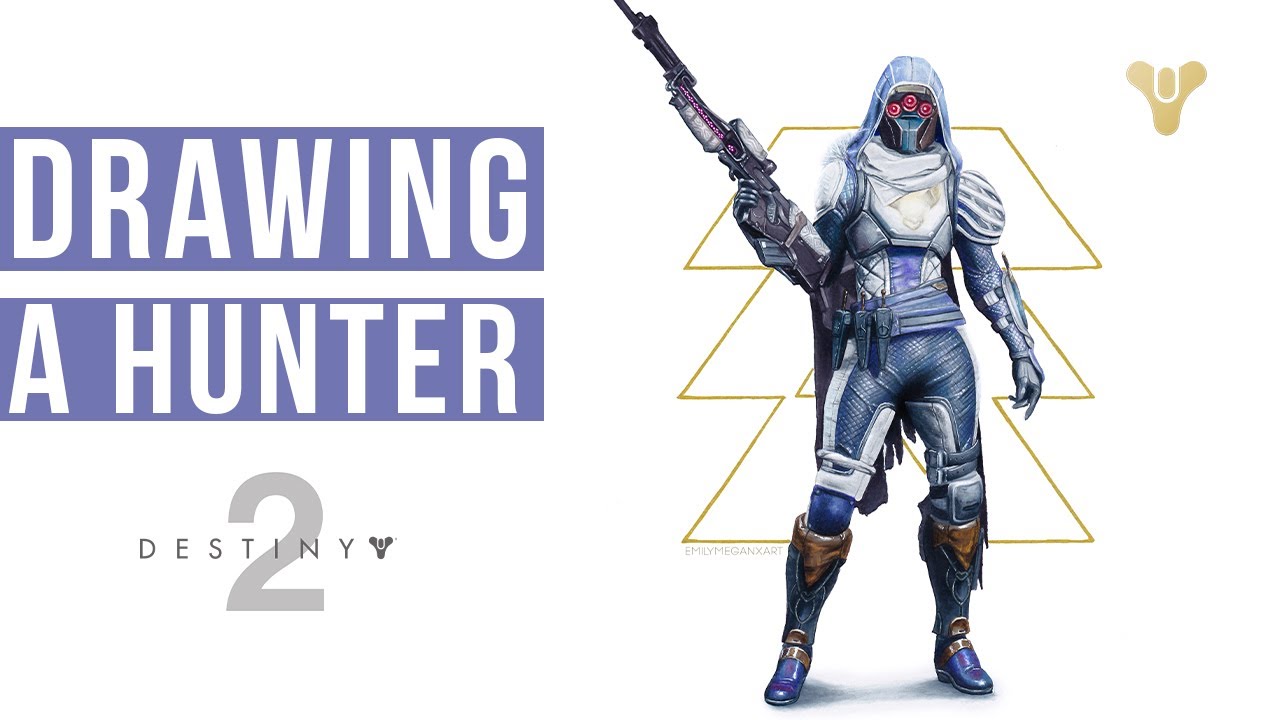 Drawing A Hunter | DESTINY 2 - YouTube