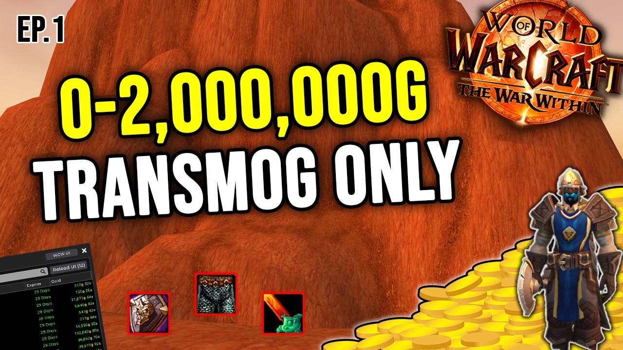 Zero to 2 Million Gold TRANSMOG ONLY in The War Within | ep.1 - YouTube