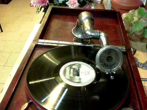 PLAYING AN EDISON DIAMOND DISC USING A COLUMBIA REPRODUCER - YouTube