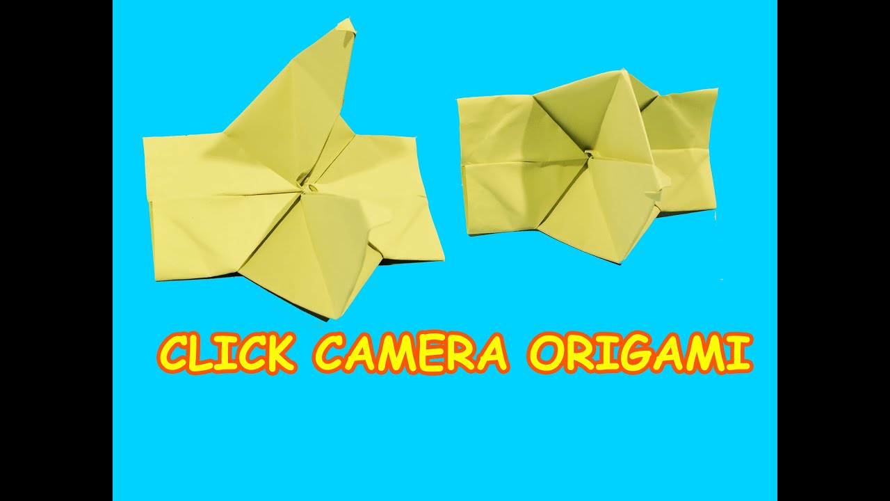 HOW TO MAKE CLICK CAMERA ORIGAMI - YouTube