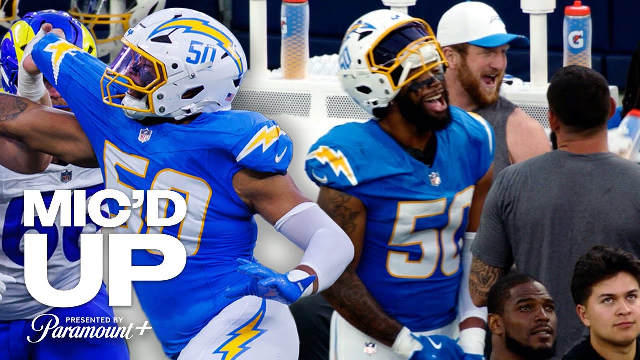 Mic'd Up: Caleb Murphy Sings Pitch Perfect | LA Chargers - YouTube