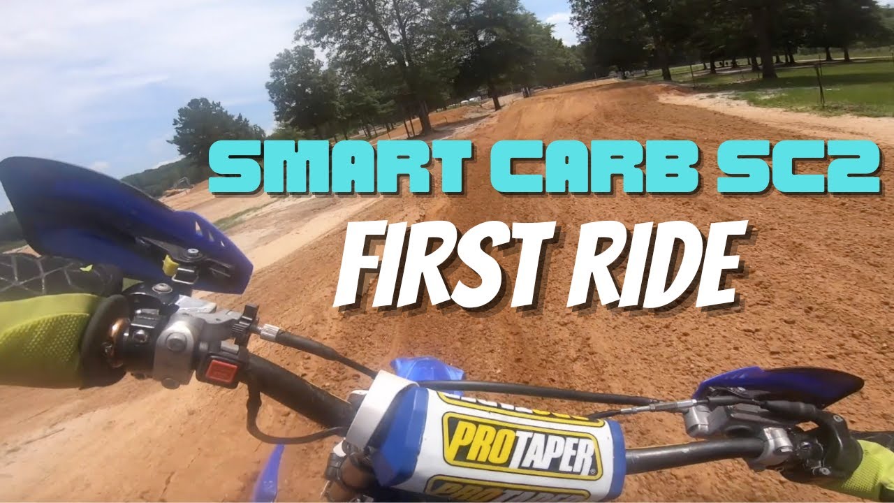 First ride with the SMART CARB SC2 on the Yamaha YZ85 - YouTube