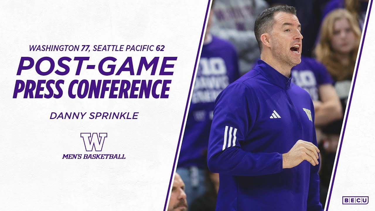 Head Coach Danny Sprinkle Postgame Press Conference: Seattle Pacific ...