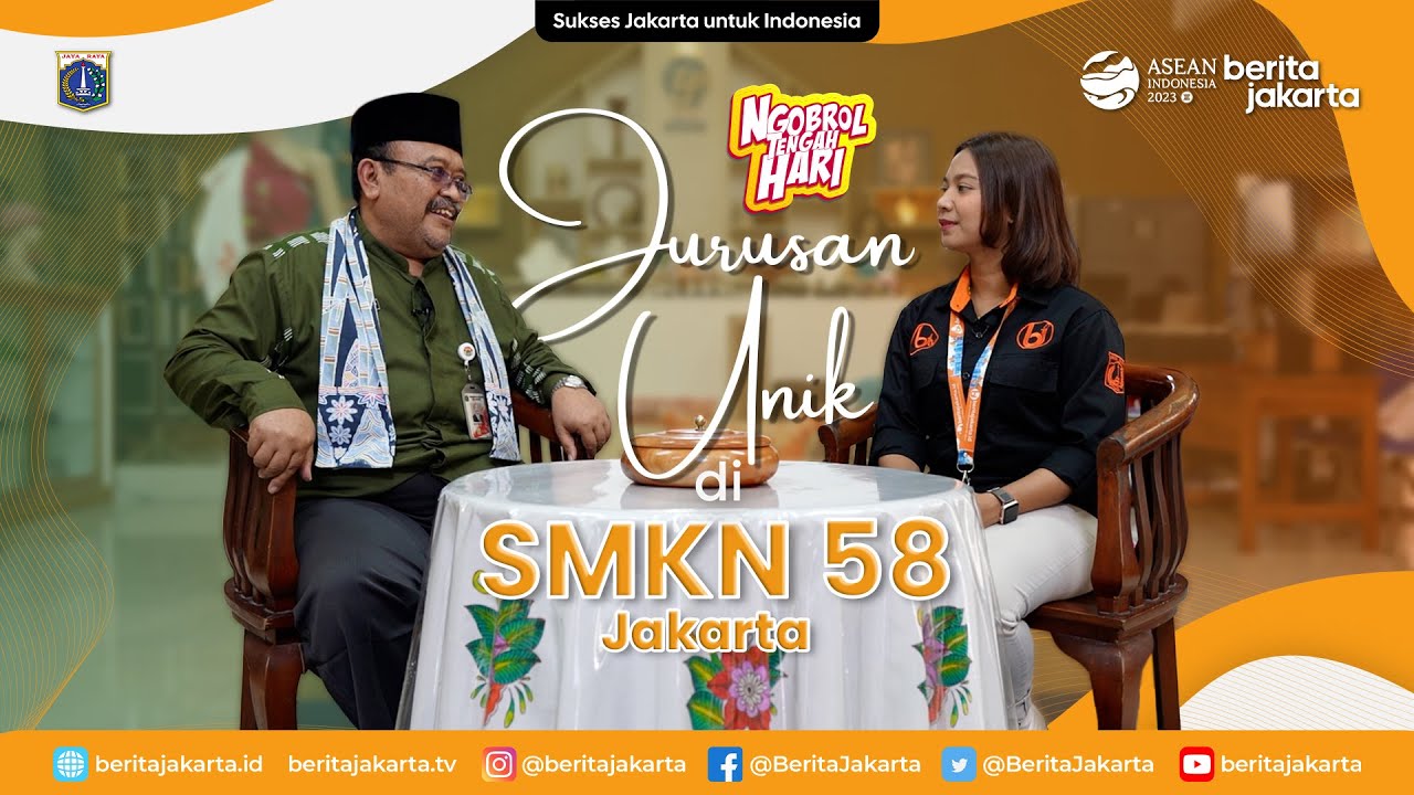 Ngobrol Tengah Hari: Jurusan Unik di SMKN 58 Jakarta - YouTube