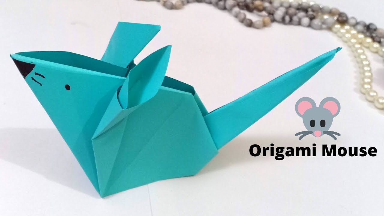 Origami Mouse Step by Step | How to make Easy Cute Origami Mouse ...
