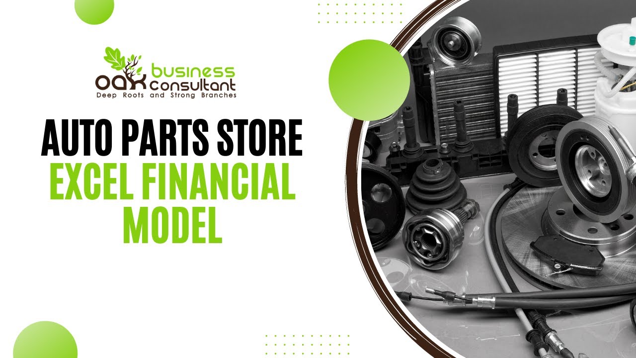 Auto Parts Store Excel Financial Model - YouTube