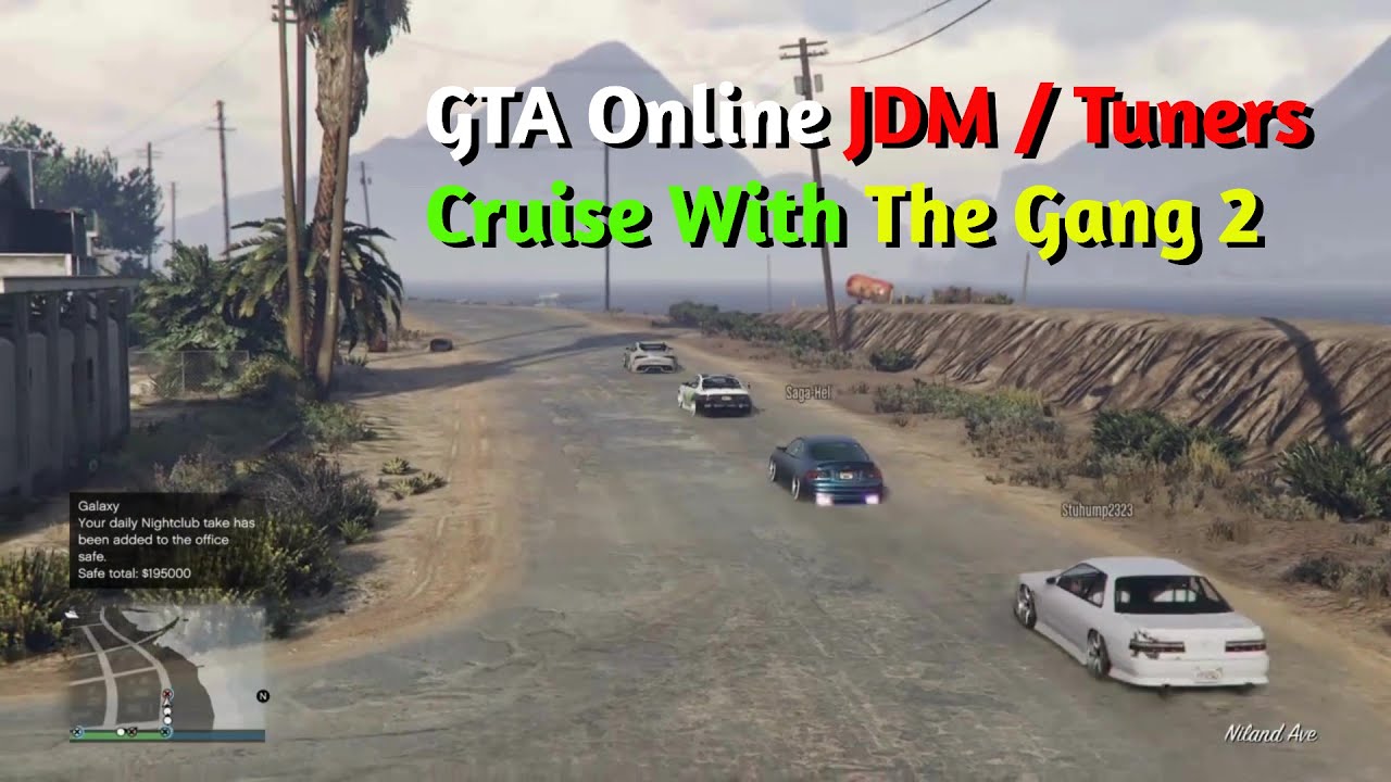 GTA Online JDM / Tuners Car Cruise With The Gang 2 - YouTube