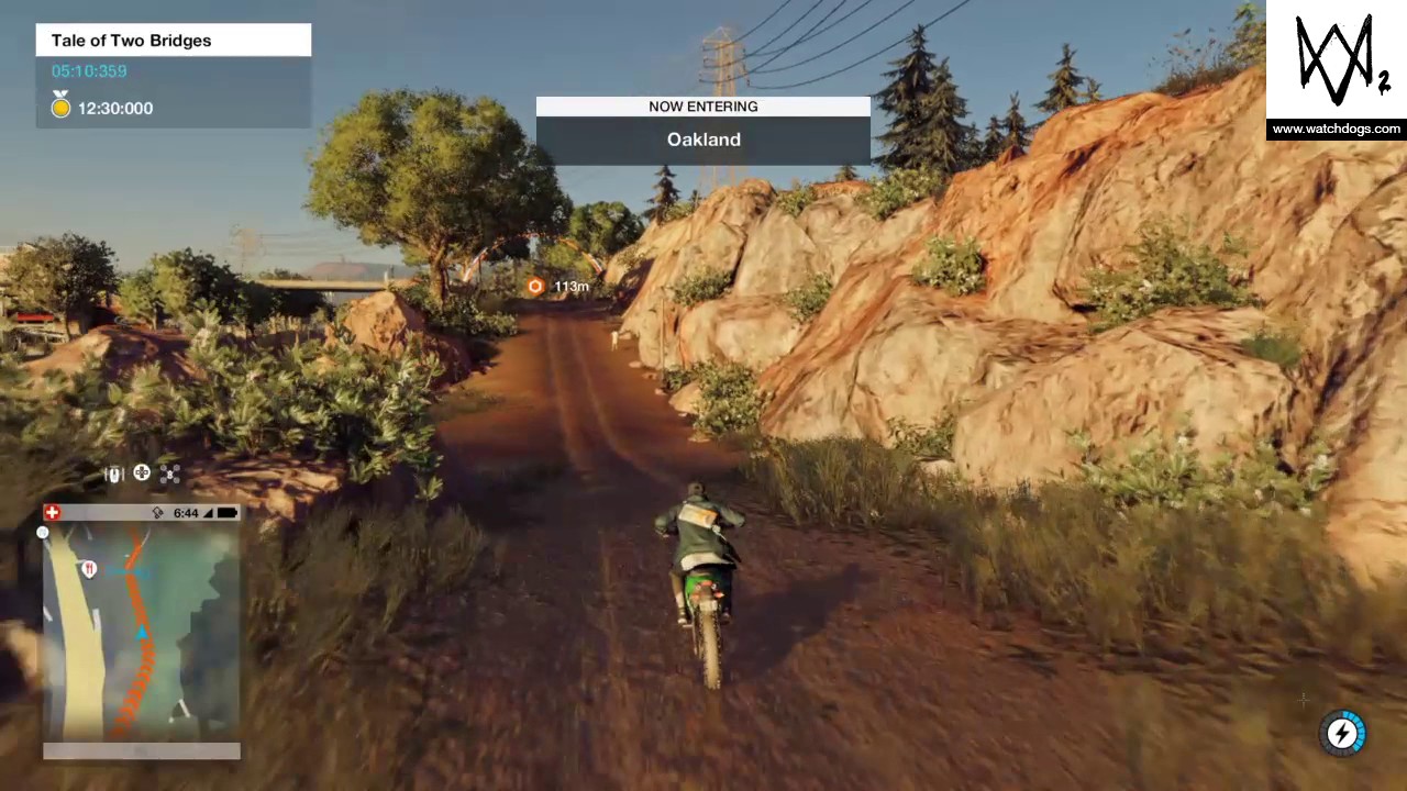 Watch Dogs 2 Tales of two bridges full race gold first try - YouTube