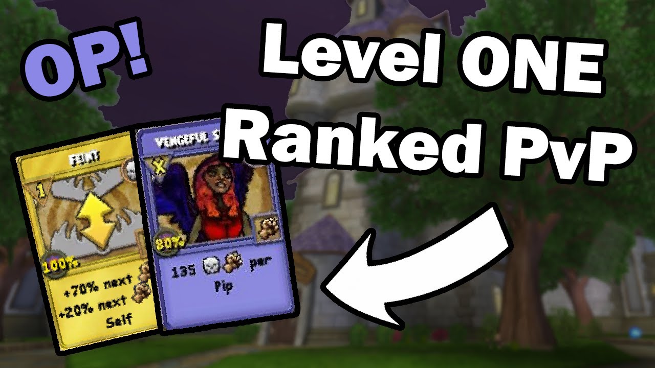 Wizard101 Level One PvP: TRYING OUT VENGEFUL SERAPH!!! - YouTube