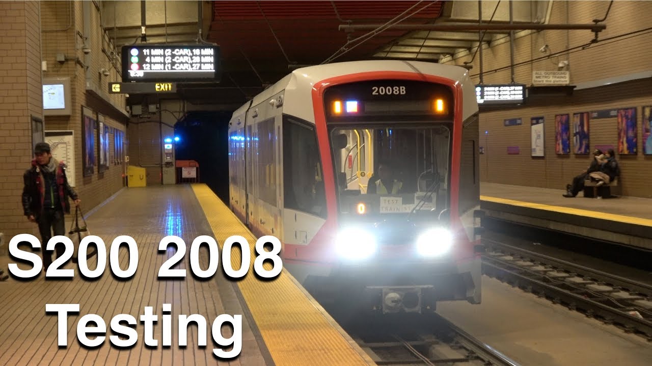 ⁴ᴷ San Francisco Muni Metro: New Siemens S200 SF LRV 4 2008 Testing on ...