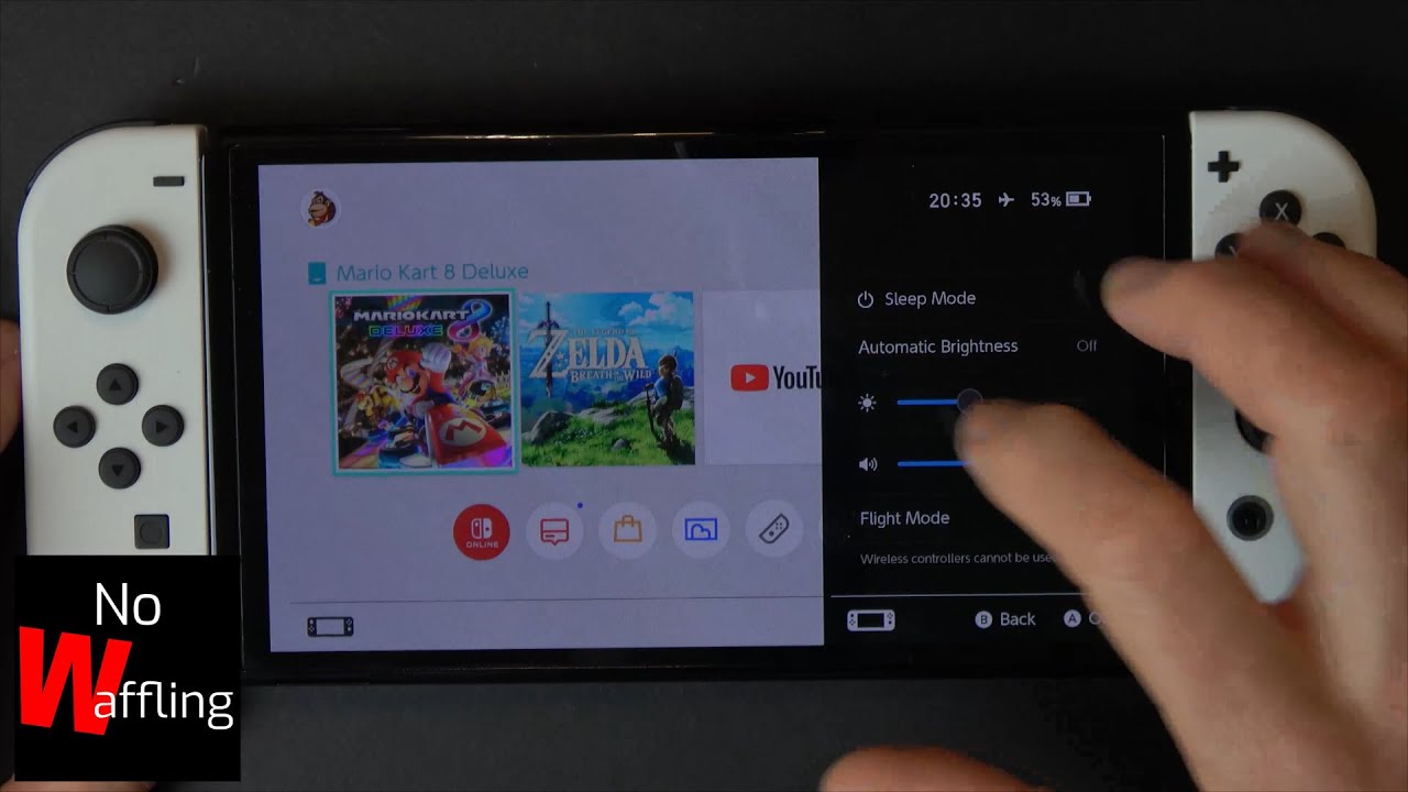 Nintendo Switch OLED How to Save Battery Life - YouTube
