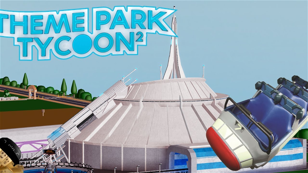 SPACE MOUNTAIN ride created in Roblox TPT2 Theme Park Tycoon 2 disney ...