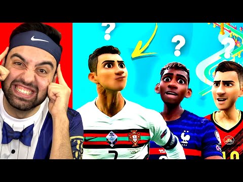 FUTBOLCULARI ÇİZGİ FİLM KARAKTERLERİNDEN TANIYA BİLECEKMİSİN ? BULMACA FUTBOL !