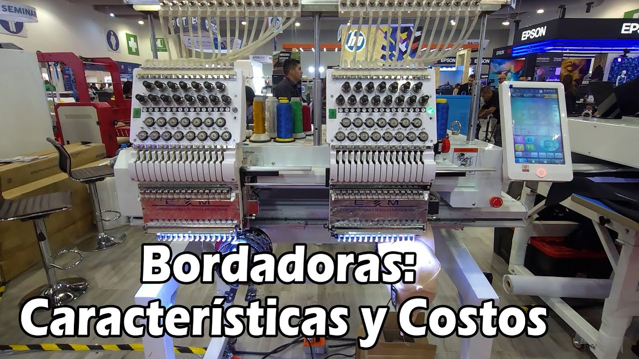 Máquinas de Bordar de Un Cabezal y Múltiples Cabezales: Costos y ...