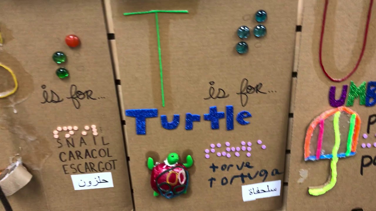 @SEJHLibrary Tactile Alphabet Book for Build a Better Book - YouTube