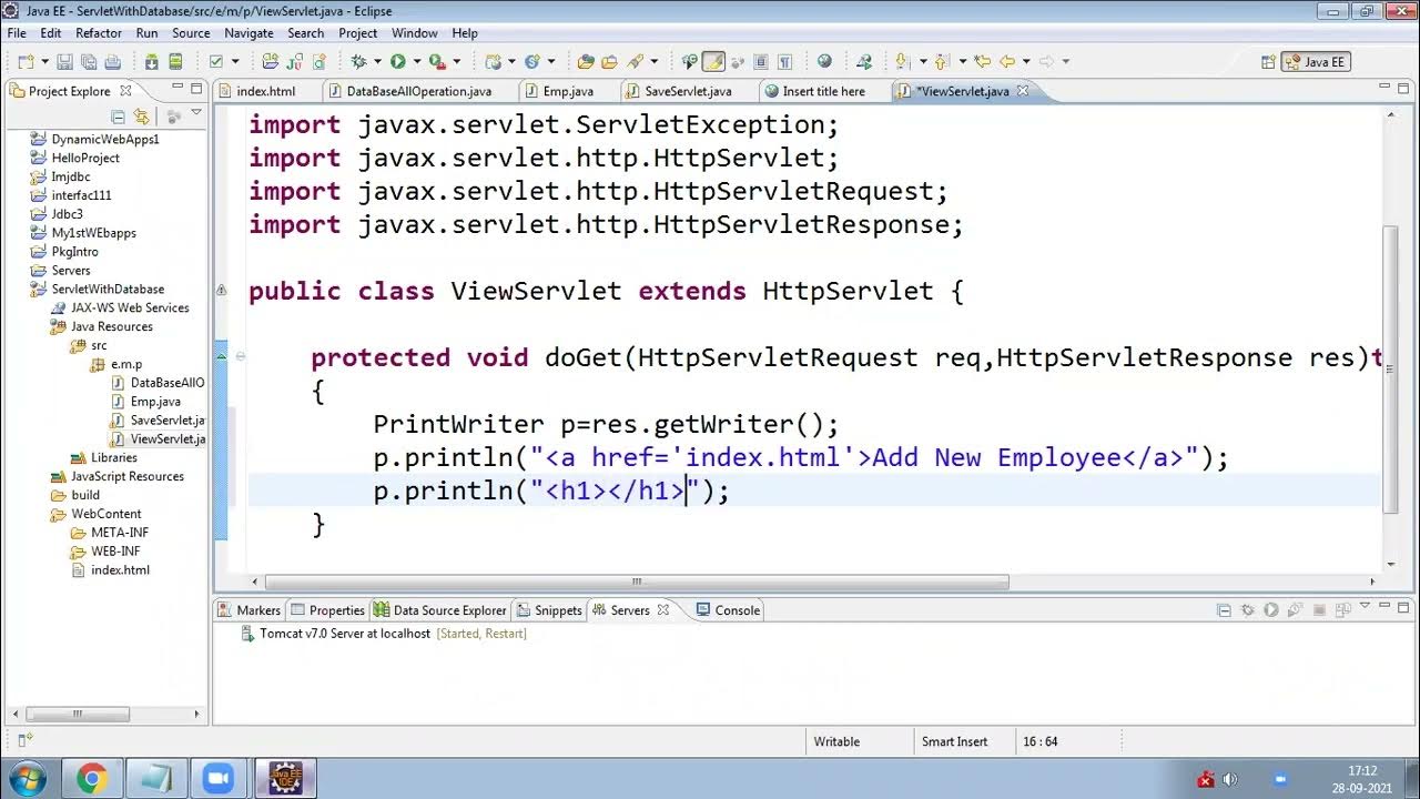 Class 52 | Advance Java Servlet 12 - YouTube
