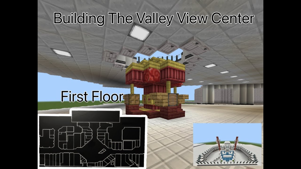 Building The Valley View Center in Minecraft - Atrium - YouTube