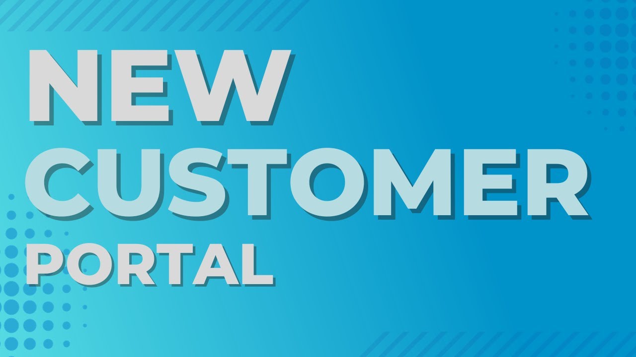 Intro to the New Customer Portal - YouTube