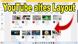 How to restore the old YouTube layout / design