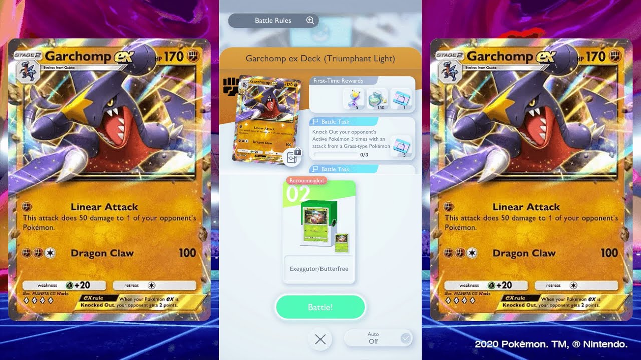 Garchomp EX - Step-Up Battle | Advanced (Triumphant Light) Pokémon TCG ...