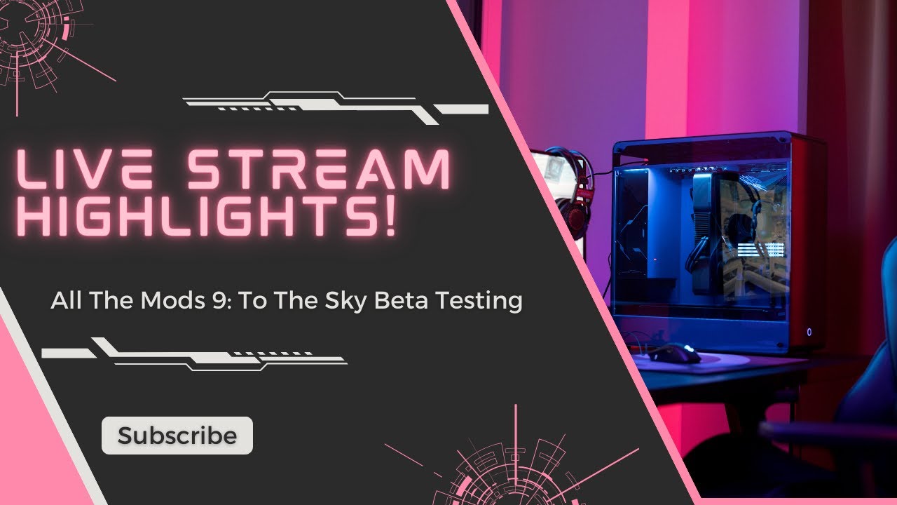 All the Mods 9: To the Sky Beta Stream! - YouTube