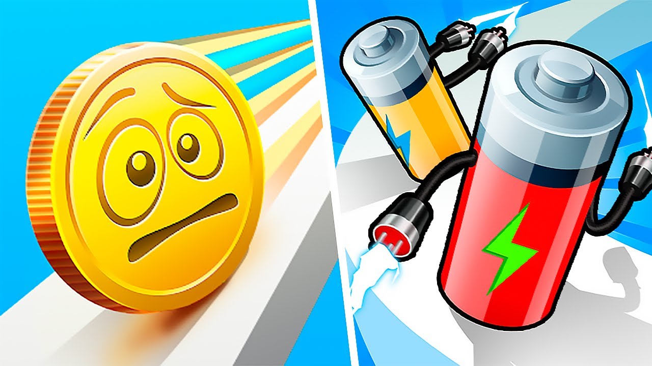 Battery Run 3D vs Coin Rush! - All Levels Gameplay Walkthrough Android ...