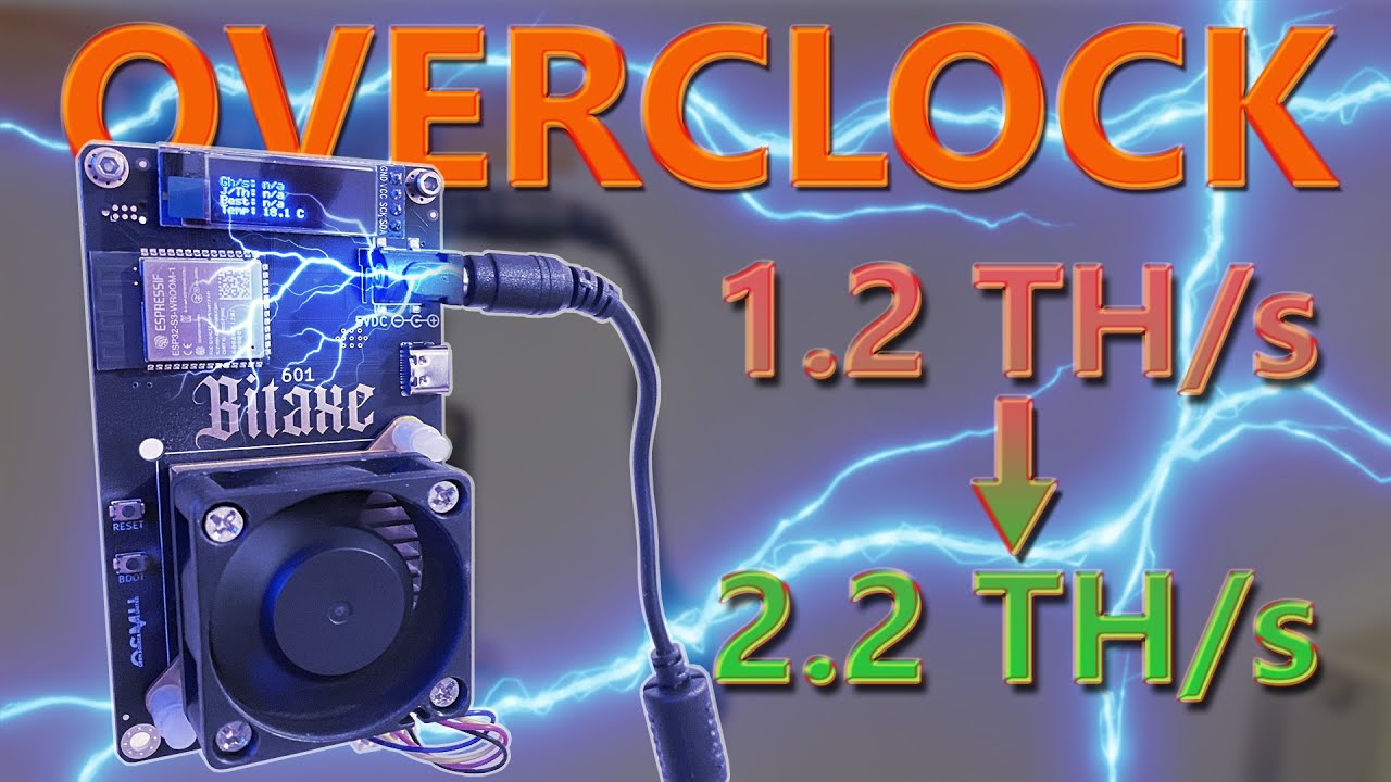 Trying To Overclock The Bitaxe Gamma To Full Hashrate - YouTube