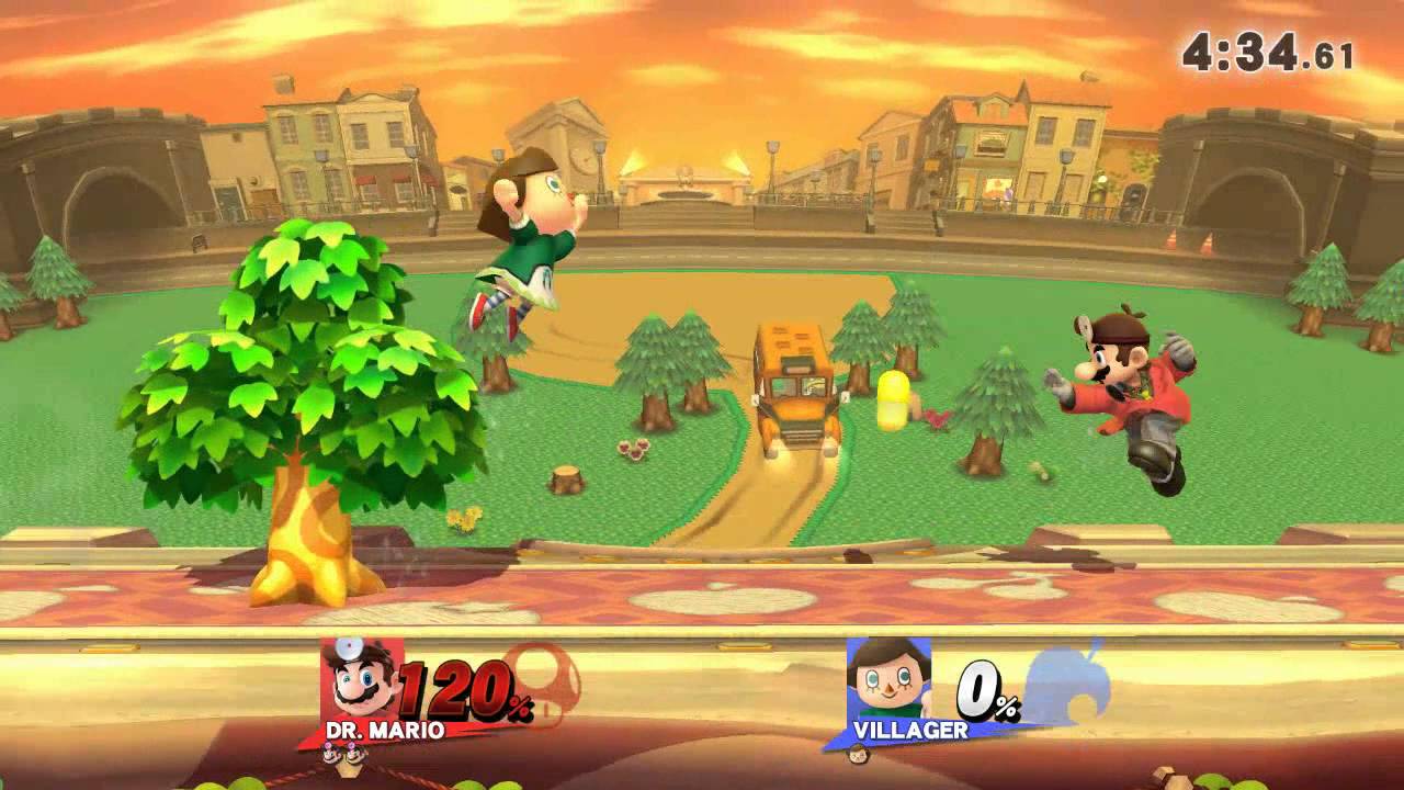 SSB4 Online Gameplay #8 - Vs Villager - YouTube