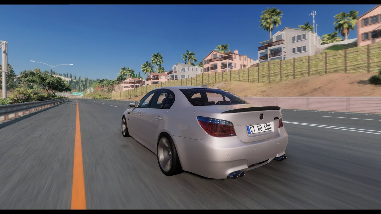 Beamng Ultra Graphics | BMW M5 E60 Manual Realistic Driving - YouTube