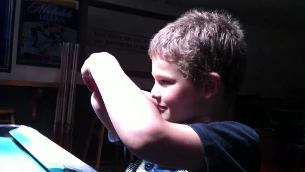 Little Enzo catching quarters - YouTube