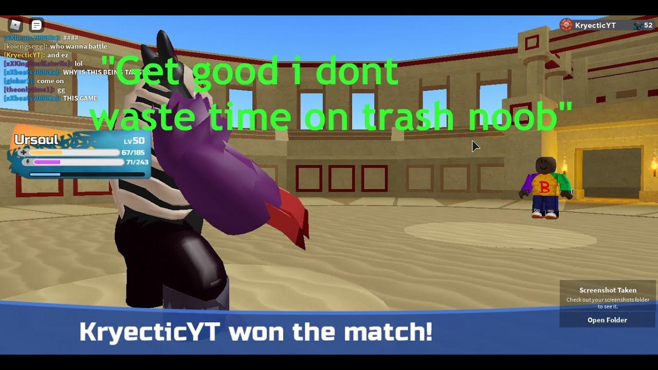 i 5-0d a trash talking noob in loomian legacy - YouTube