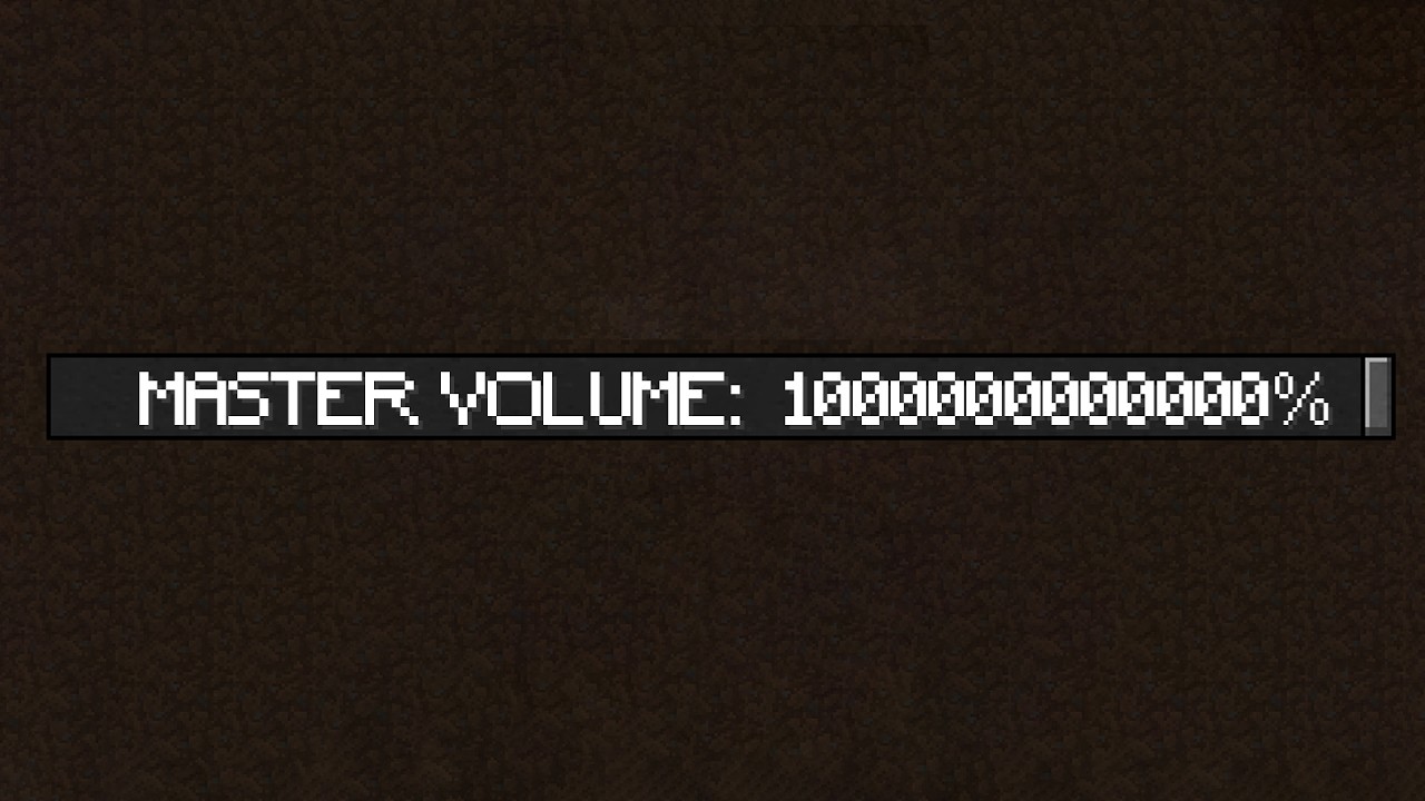 MINECRAFT 10000% VOLUME - YouTube