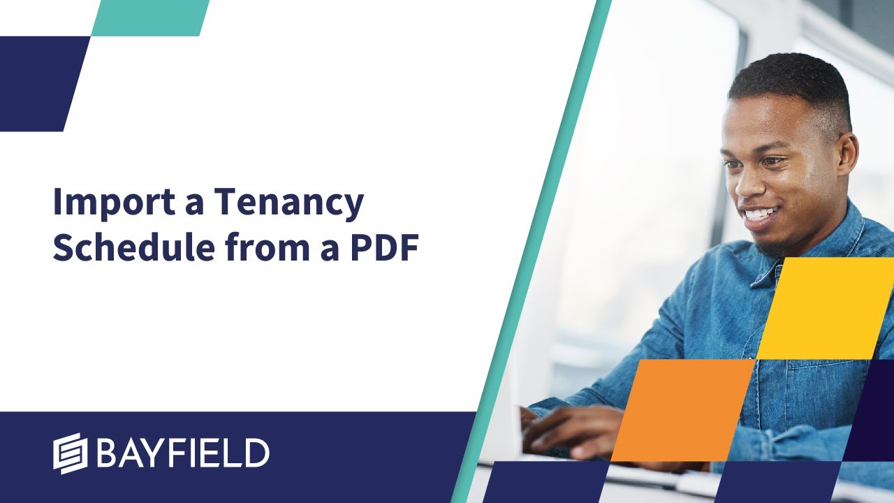 Import a 'Tenancy Schedule' from a PDF Real Estate sales brochure ...