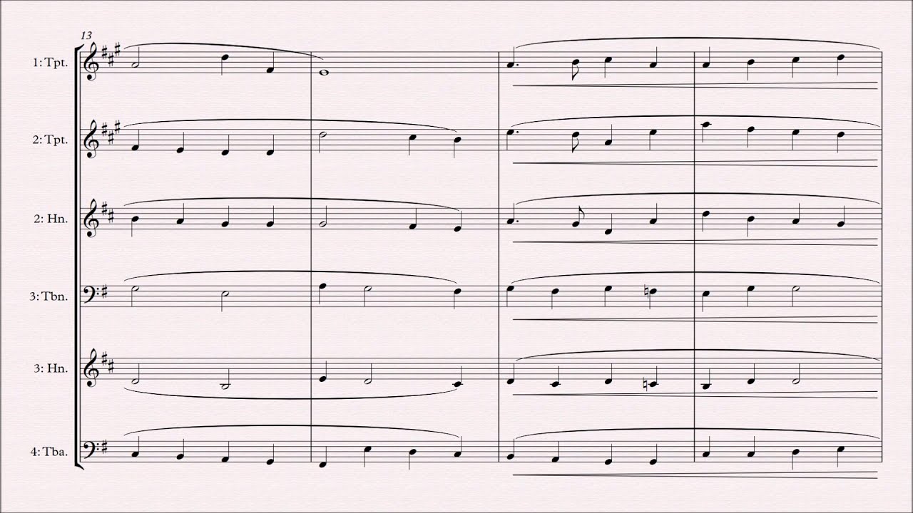 In The Bleak Midwinter - Darke (Brass Quartet/Quintet arrangement ...