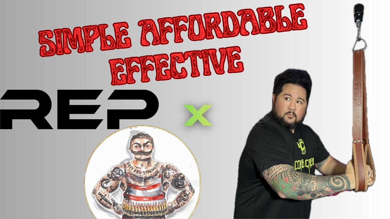 Rep Fitness + Belt Fed Strength = The Ultimate Cable Attachment - YouTube
