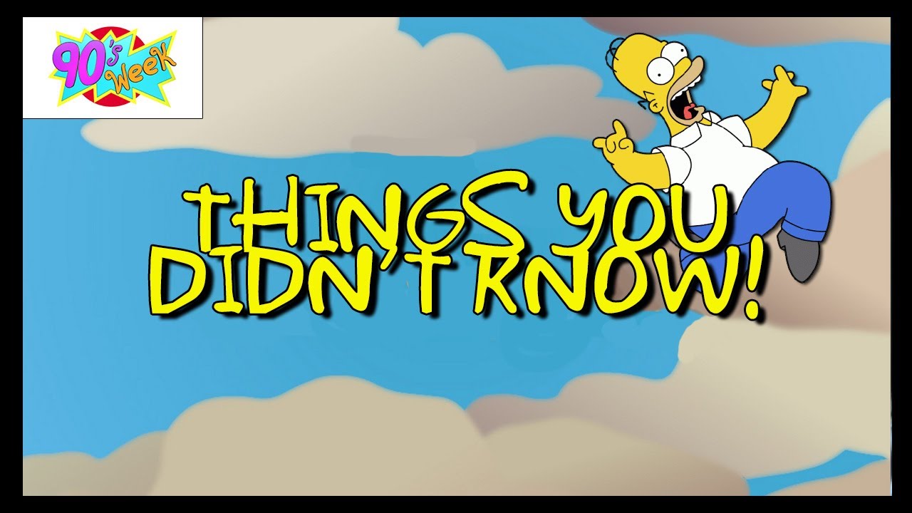 9 Simpsons Facts to Satisfy the Biggest Fans!! - YouTube