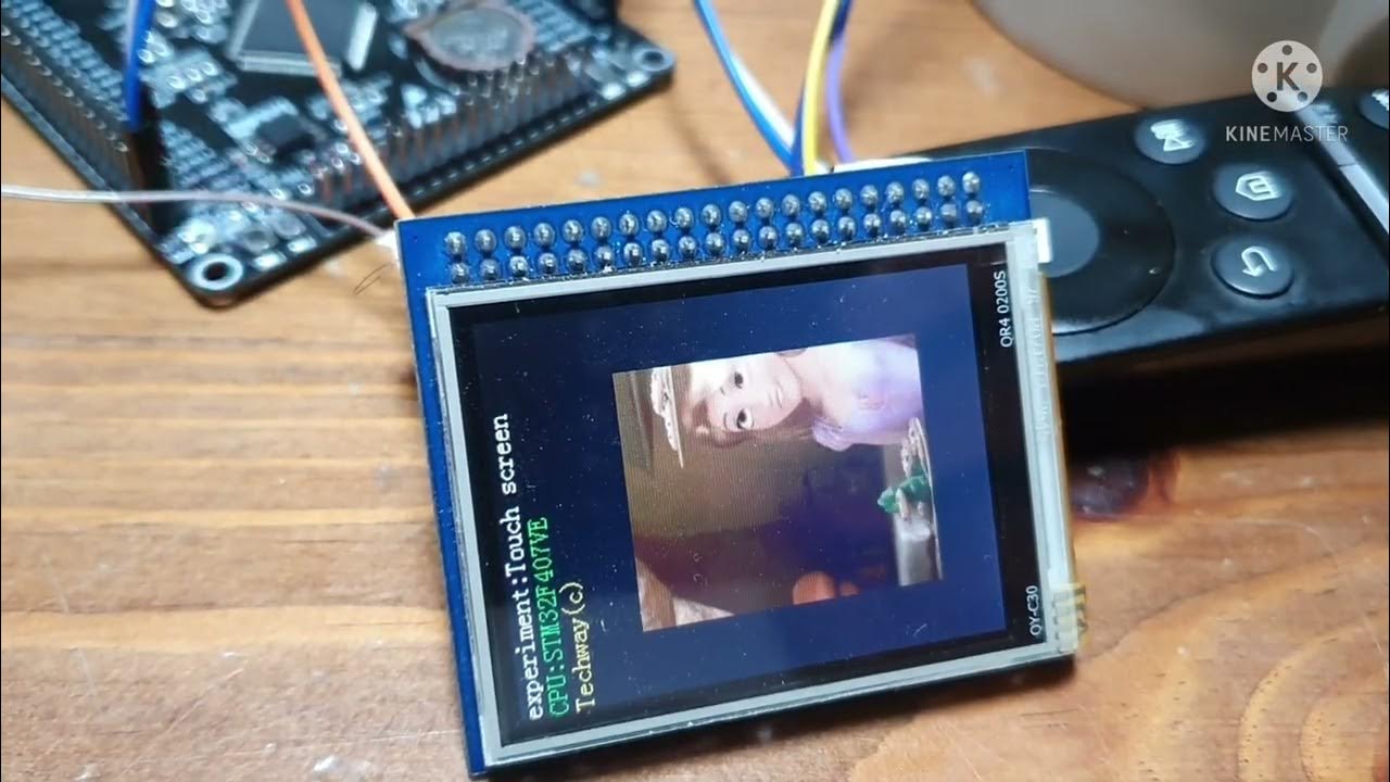 STM32F407+TFTLCD+RGB565 VIDEO DISPLAY - YouTube