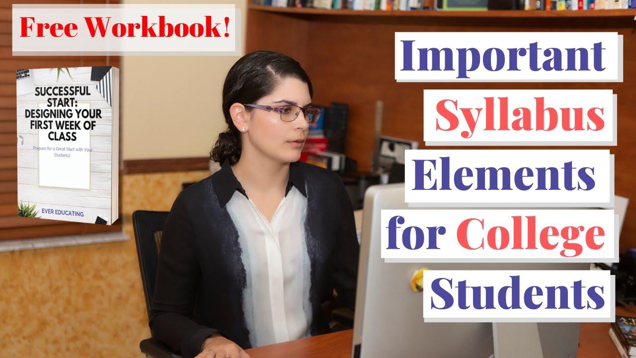 Tips For Creating A College Class Syllabus - YouTube
