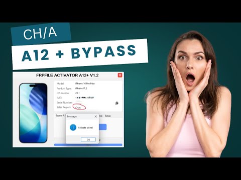 Bypass A12 + Hello Screen no signal for CH/A, J/A devices with Windows Tool