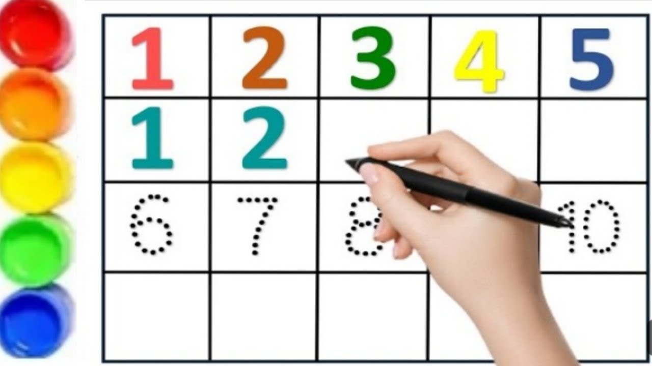 123, 1234, Count to 100, Numbers, ABC, ABC song, Phonics song, toddler ...