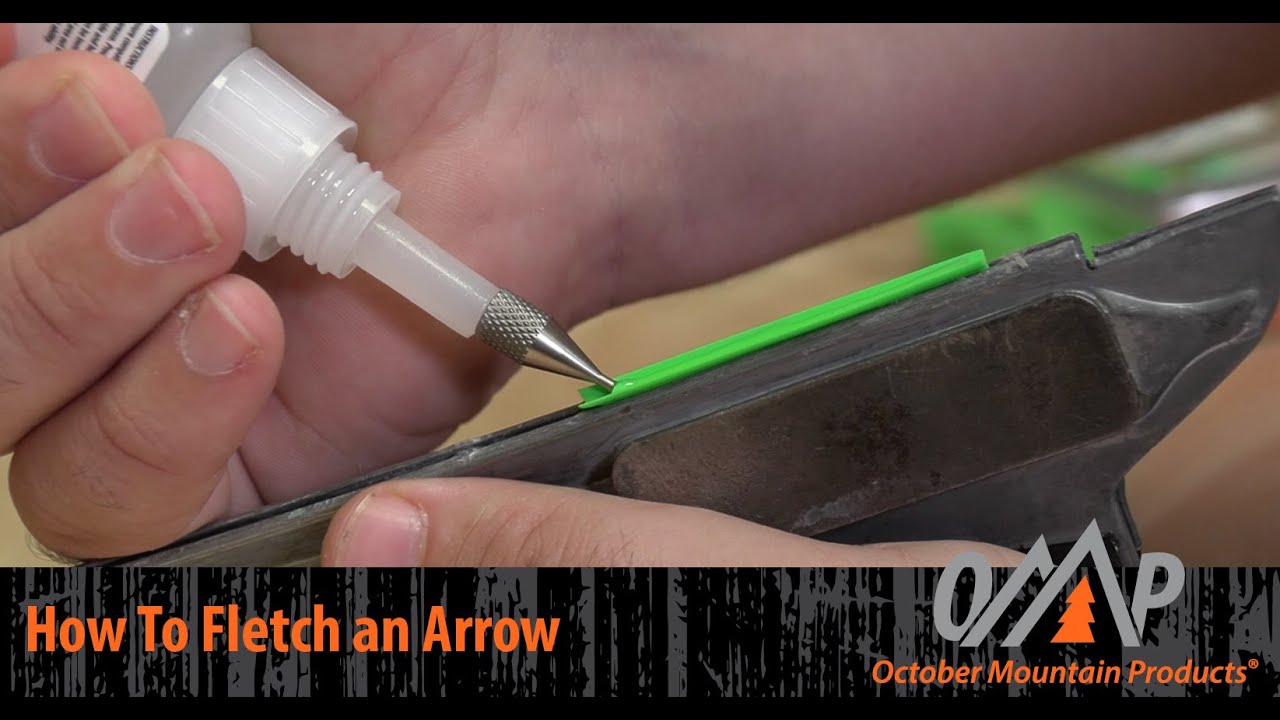 How To Fletch an Arrow I October Mountain Products - YouTube