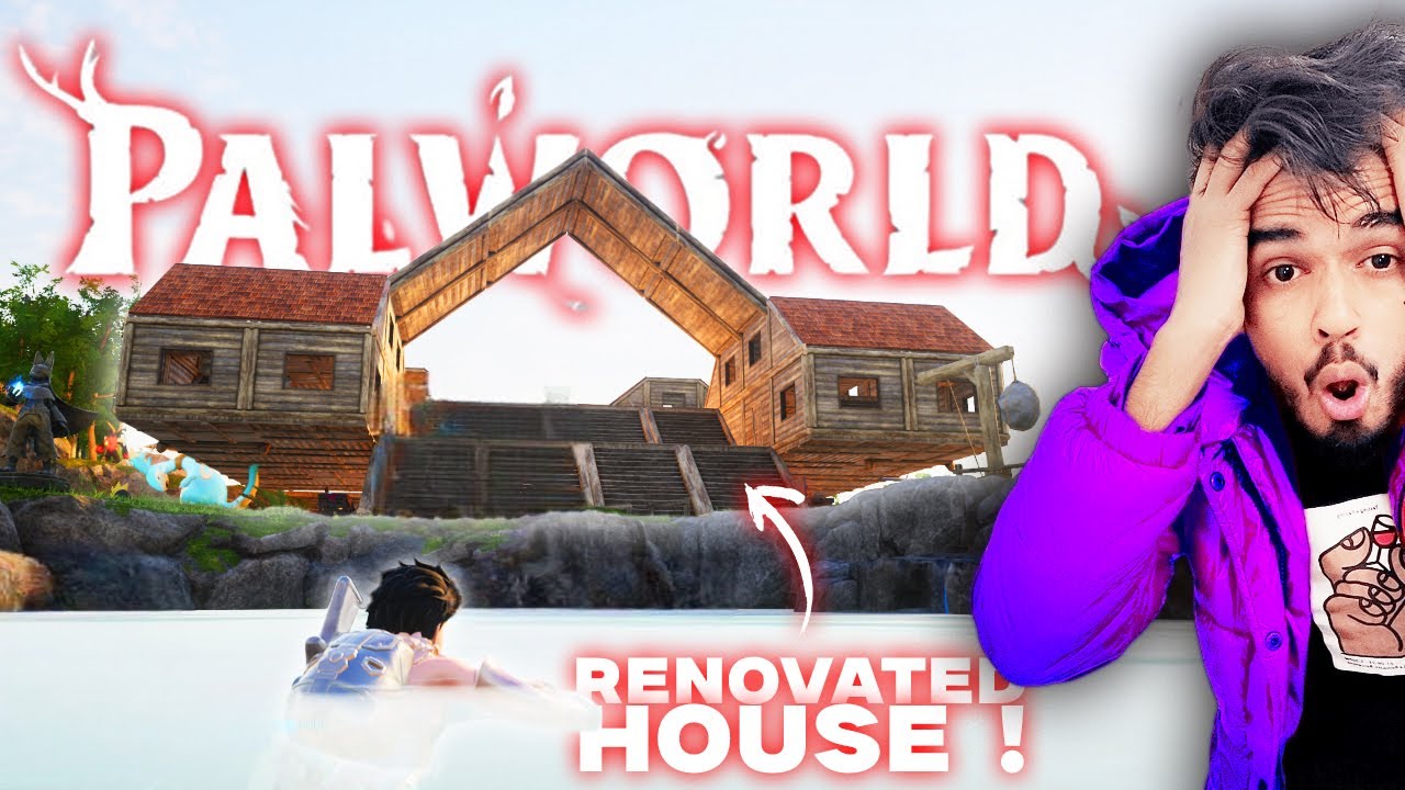 MY ALL *NEW RENOVATED HOUSE* IN PALWORLD 😍🔥 |PALWORLD |#28 | Techno ...