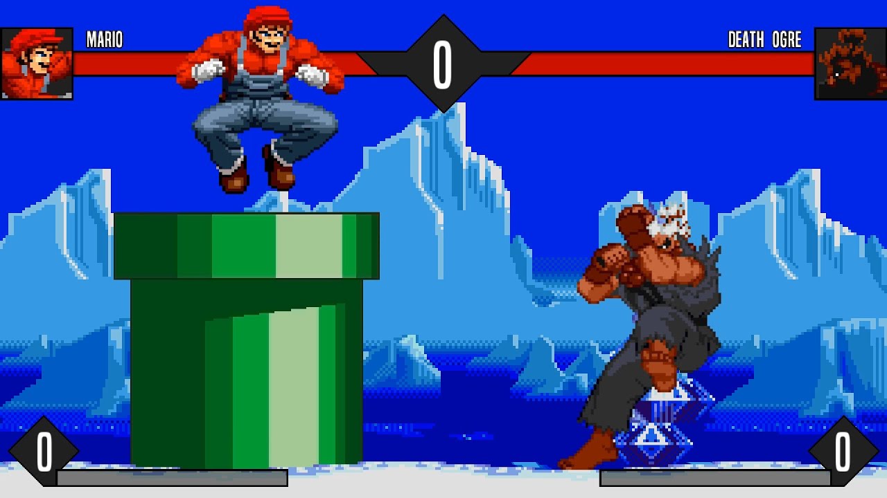 MUGEN - KOF Mario vs. Death Ogre - Download - YouTube