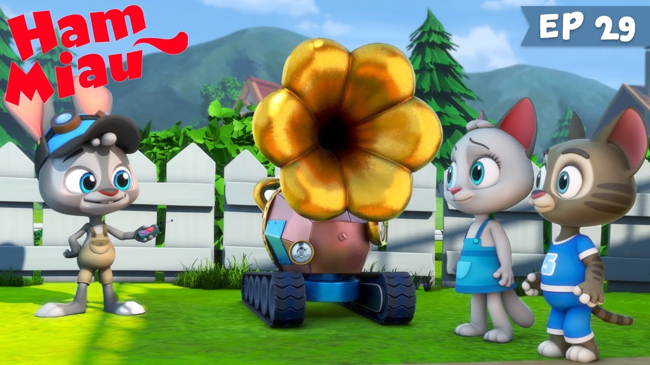 Ham Miau 🐶 Inventia 🐱 Desene animate educative - YouTube