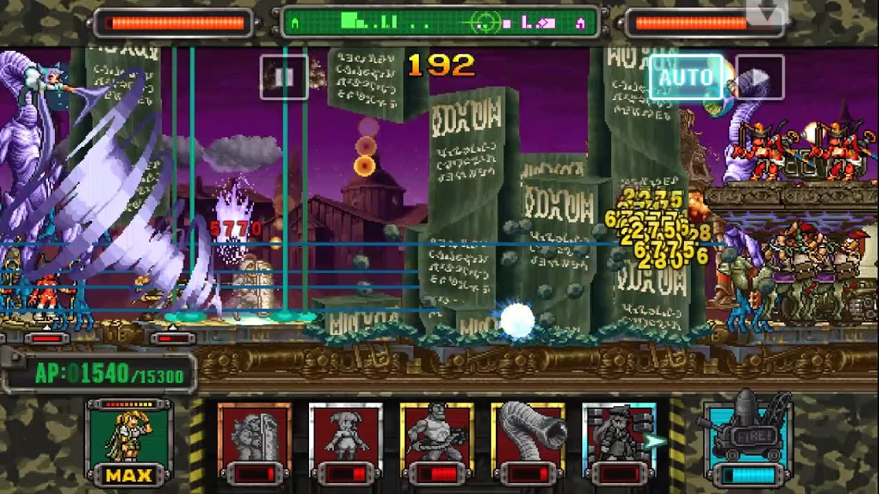 [HD]Metal slug ATTACK. EXERCISE! VS CLEOPATRA & CRAZY RALF DECK !!! (1. ...