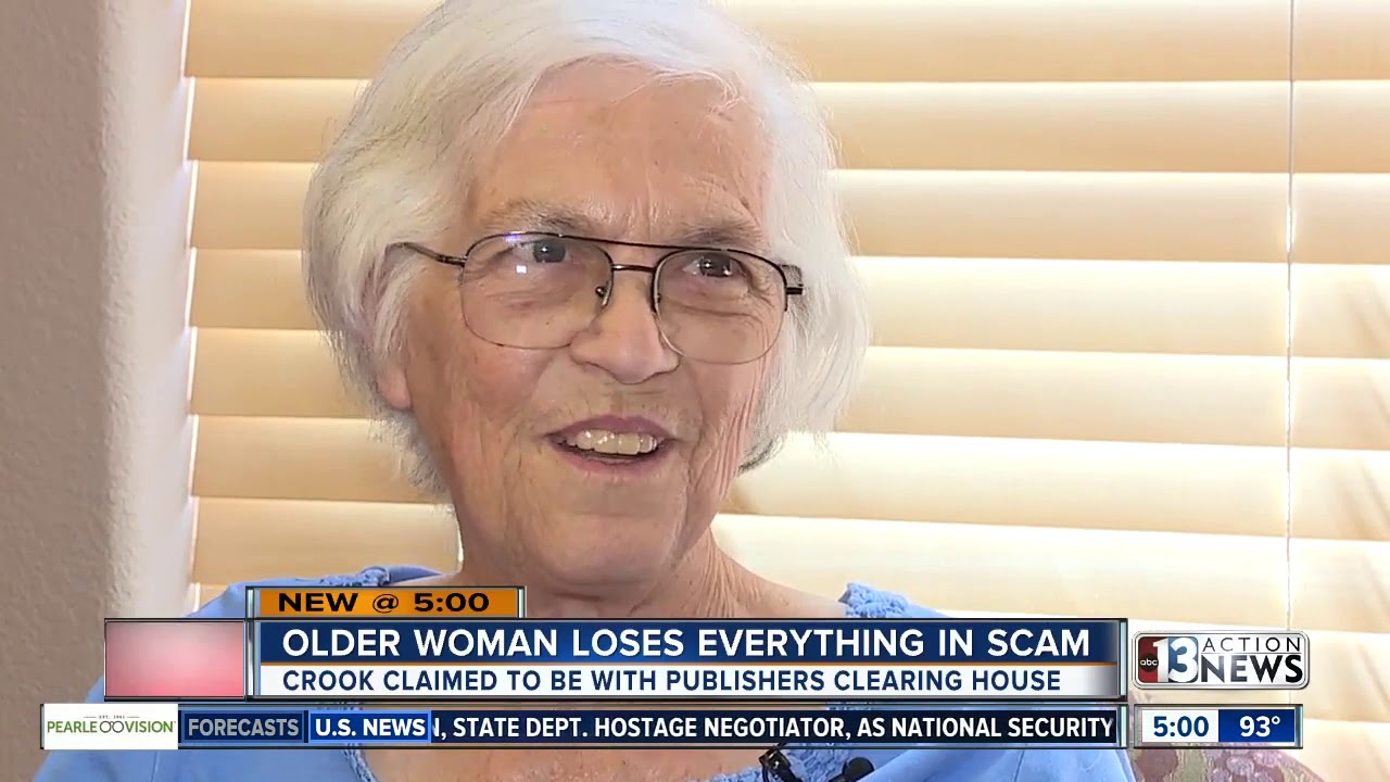 Elderly woman scammed out of $135k in Publishers Clearing House scam ...