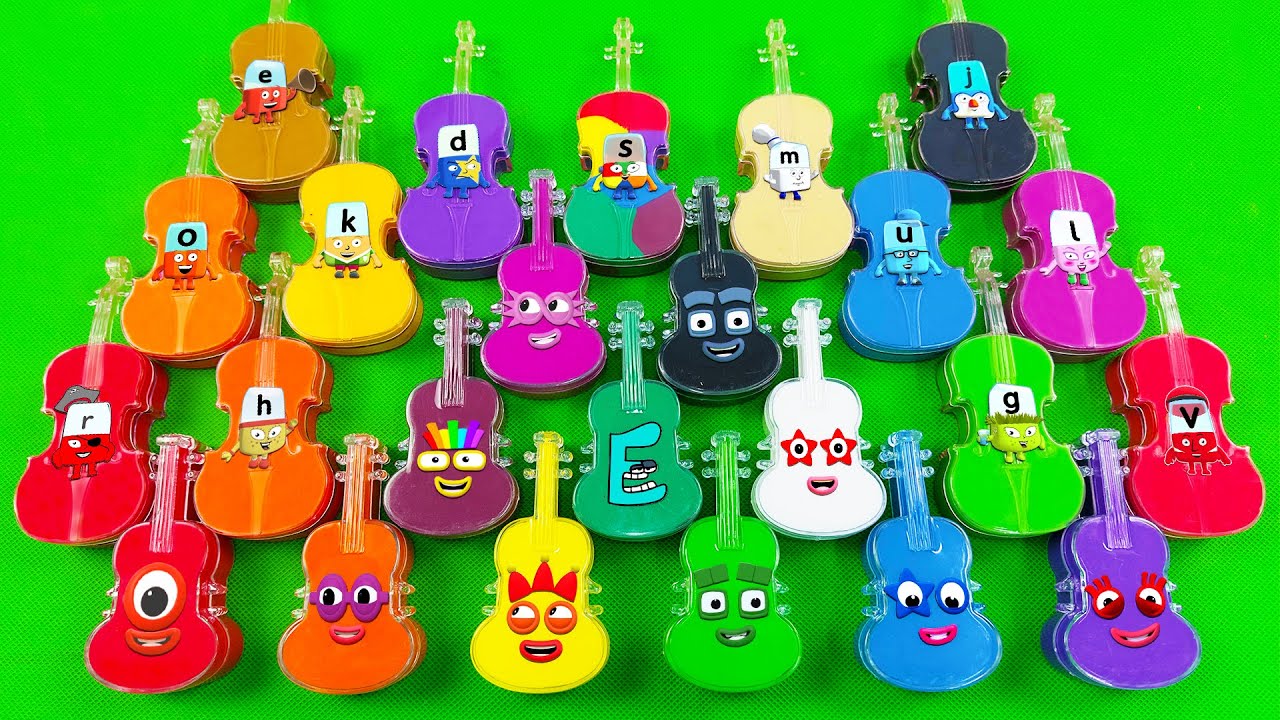 Numberblocks & Alphablocks - Looking For SLIME Colorful inside Cello ...